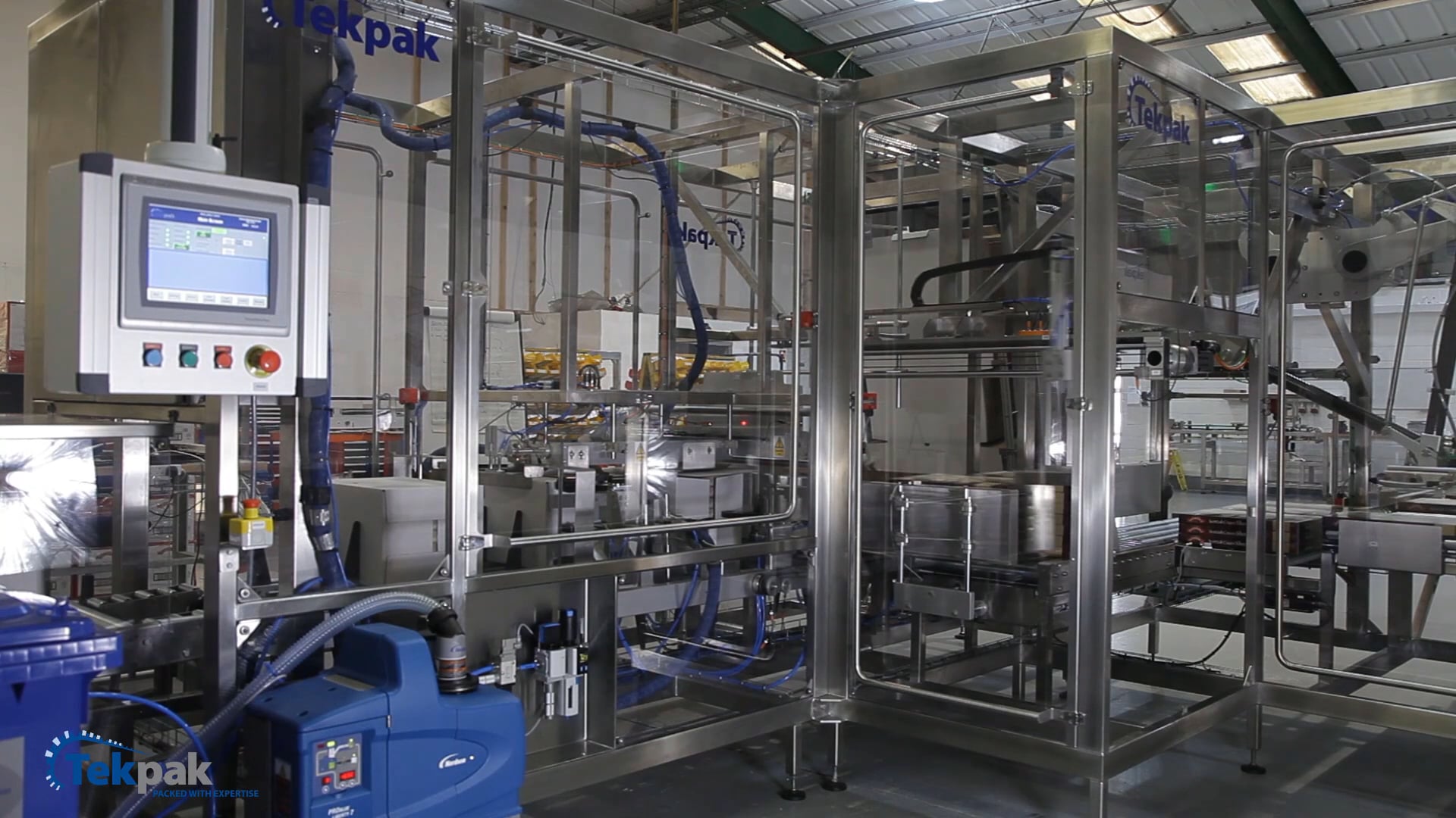 Wrap Around Horizontal Case Packer Utilising 2-Axis Robot