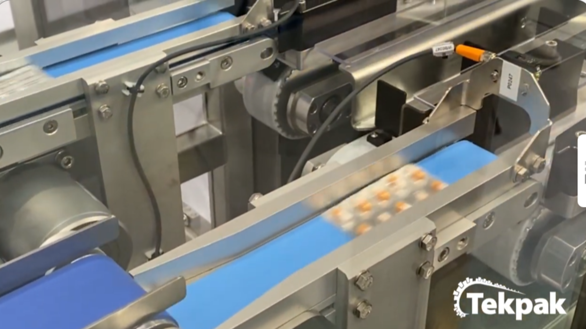 Product Inverting Belt 180° for Stacked Blister Packages with Inverted Reverse Arrangement ...